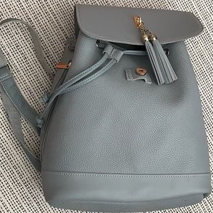 unbranded | Bags | Nwot Faux Leather Backpack With Tassel And Gold ...